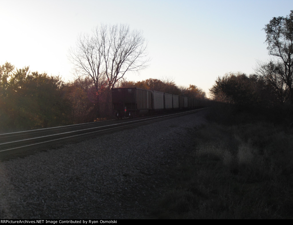 Westbound coal empty